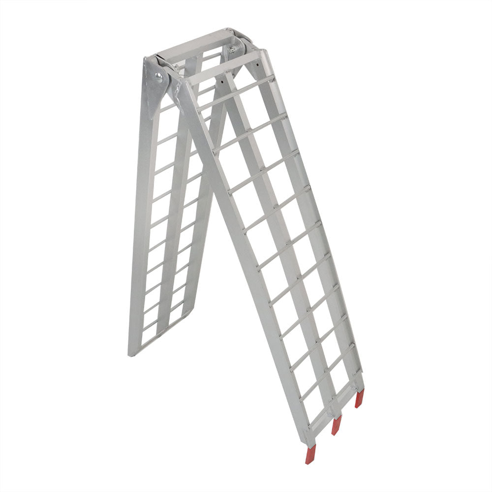 Labwork Aluminum Folding Loading Ramp Kit Motorcycle Arched ATV Truck ...