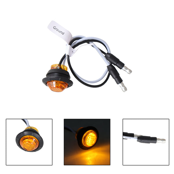 Labwork Street Legal LED Rocker Switch Turn Signal Kit For Kawasaki Te ...