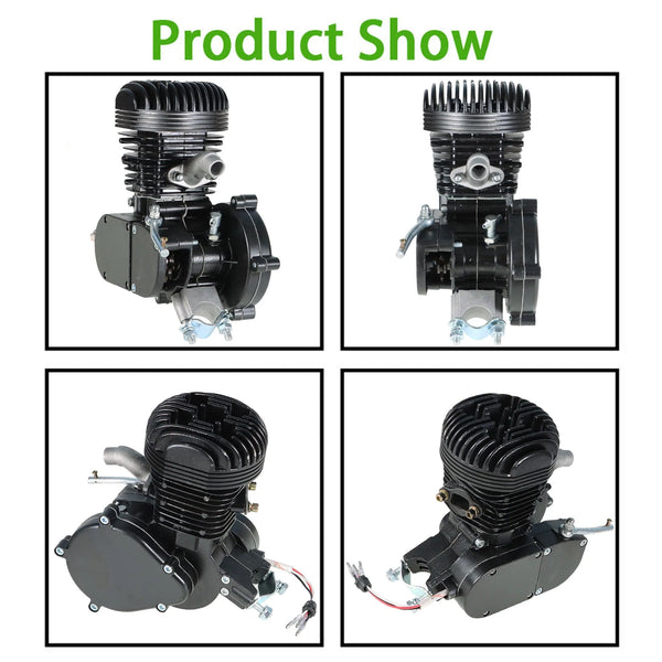 2 Stroke Motor Kit 100cc Bike Motorized Petrol Gas Engine Set Bicycle ...